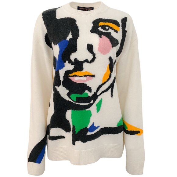 Louis Vuitton | Sweaters | Louis Vuitton Intarsia Cashmere Wool ...